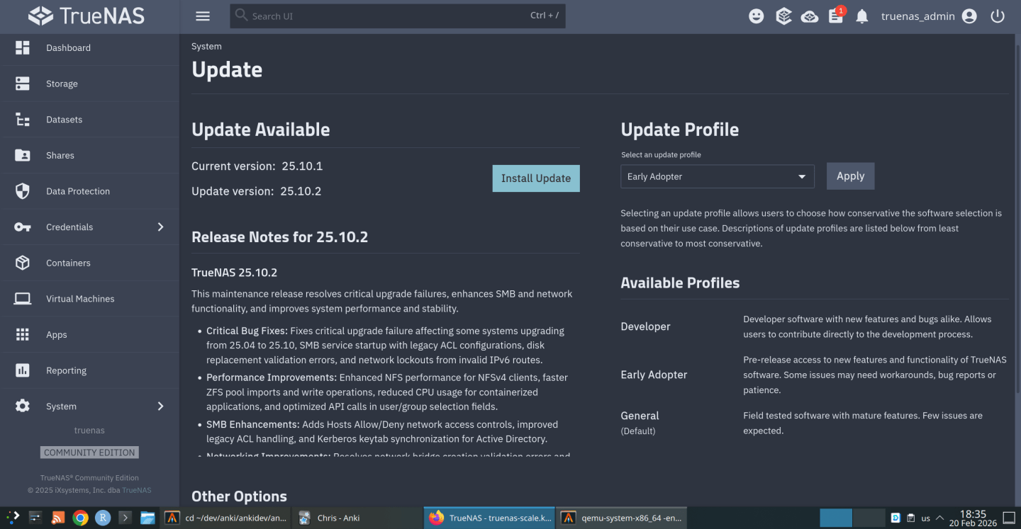 TrueNAS 25.10.2 released !!! – /root